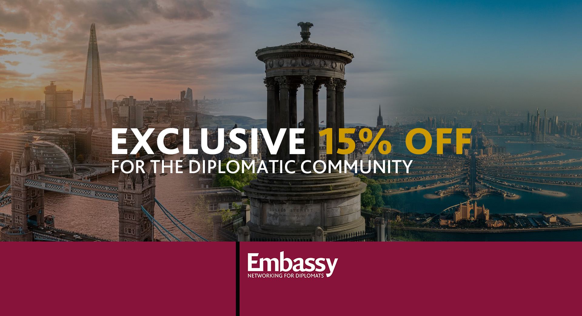 Embassy 15% Off Promotion | Special Coupons | Cheval Collection